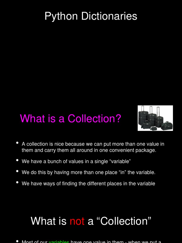 Unit 2-Dictionaries | PDF | Variable (Computer Science) | Computer ...