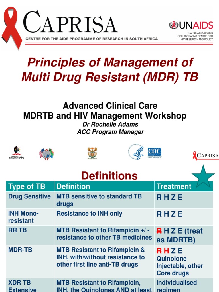 Principles of Management of MDR-TB | PDF | Health Care | Pharmacy