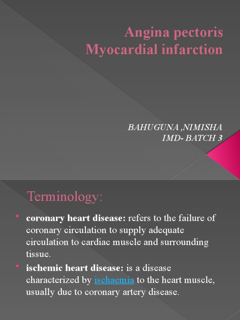 Classification, Pathophysiology, Risk Factors and Diagnosis of Angina ...