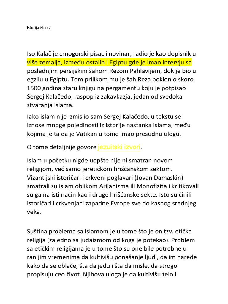 Istorija Islama | PDF