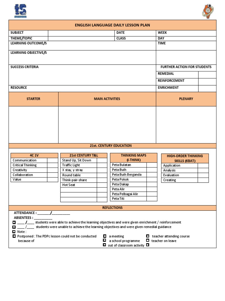 Lesson Plan PAK21 | PDF | Lesson Plan | Education Theory