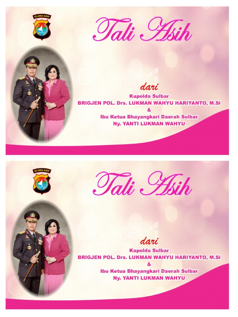 Contoh Tali Asih | PDF