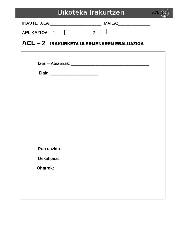 ACL 2. Ulermen Froga | PDF