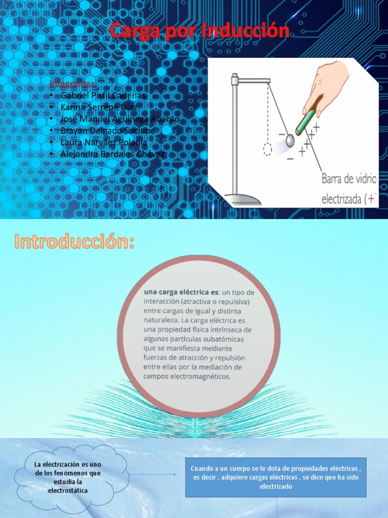 Carga Por Induccion | PDF | Carga eléctrica | Electrón
