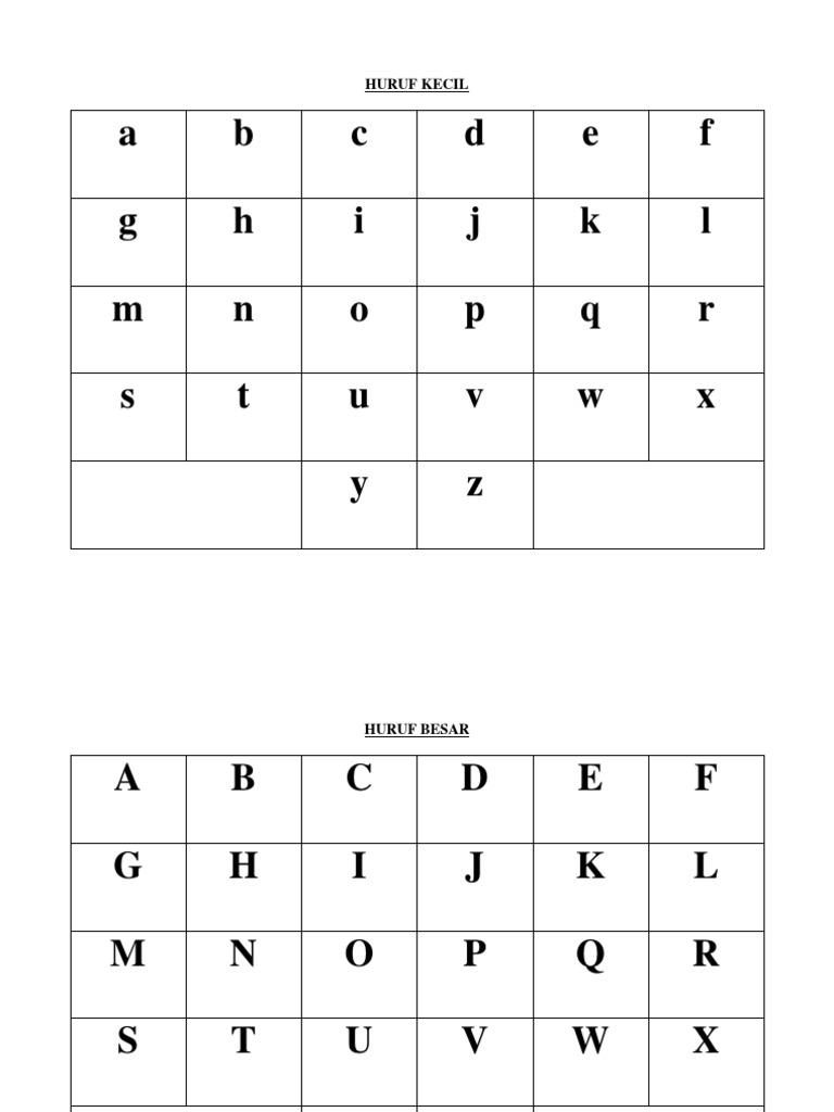 Small and Big Letter | PDF