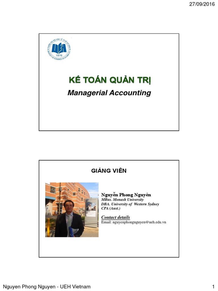 Bai Giang KTQT - 30 Tiet | PDF