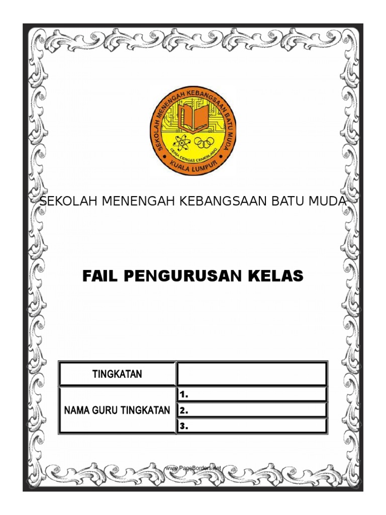Cover Fail Pengurusan Kelas | PDF