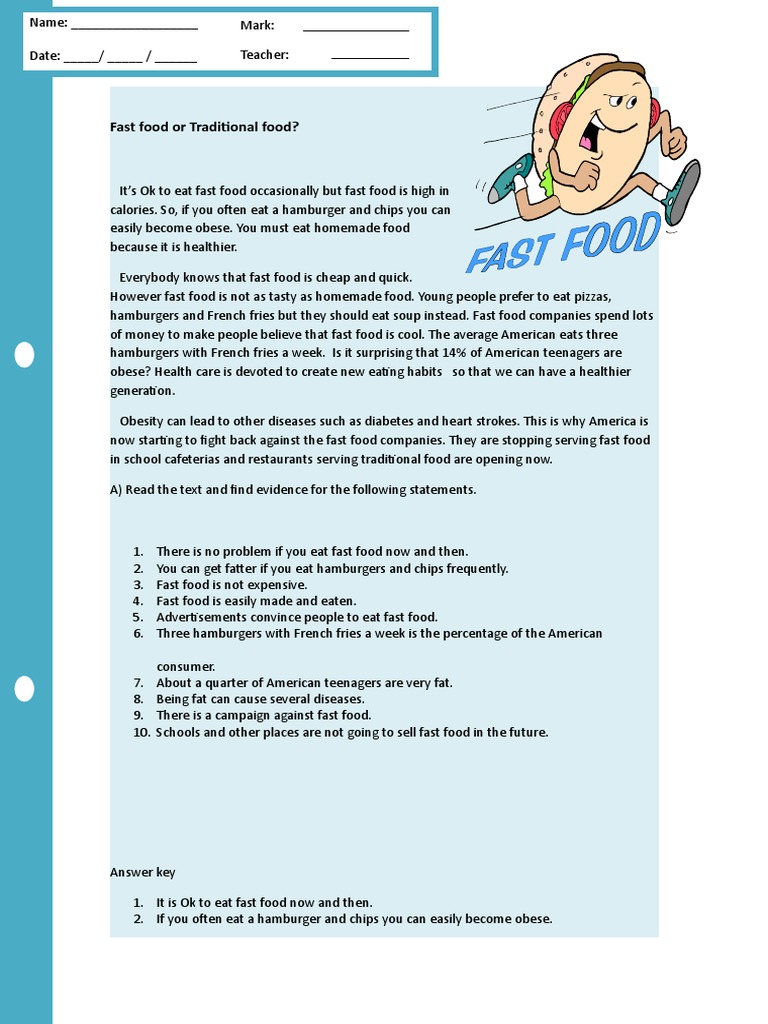 Fast Food | PDF | Fast Food | French Fries