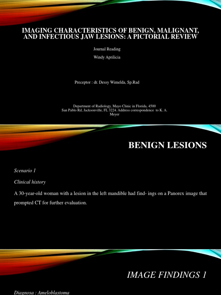 Imaging Characteristics of Benign, Malignant, and | PDF | Diseases And ...