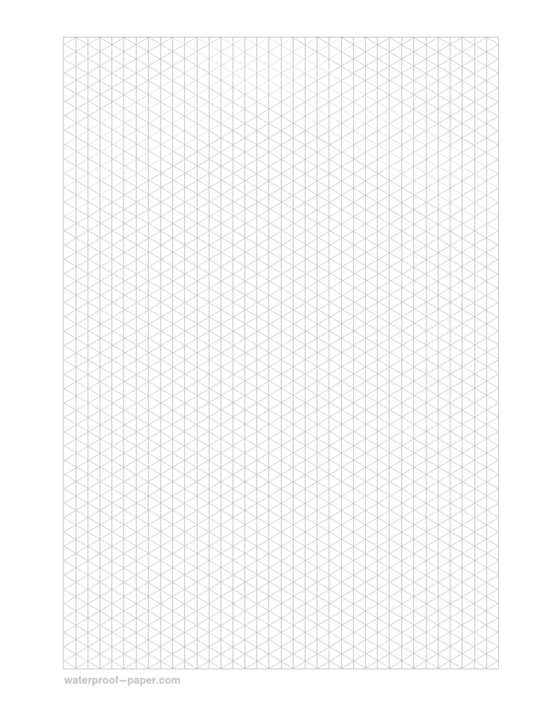 Isometric Graphing Paper PDF | PDF
