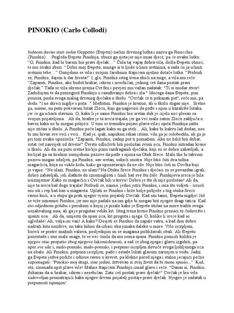 Pino Kio | PDF