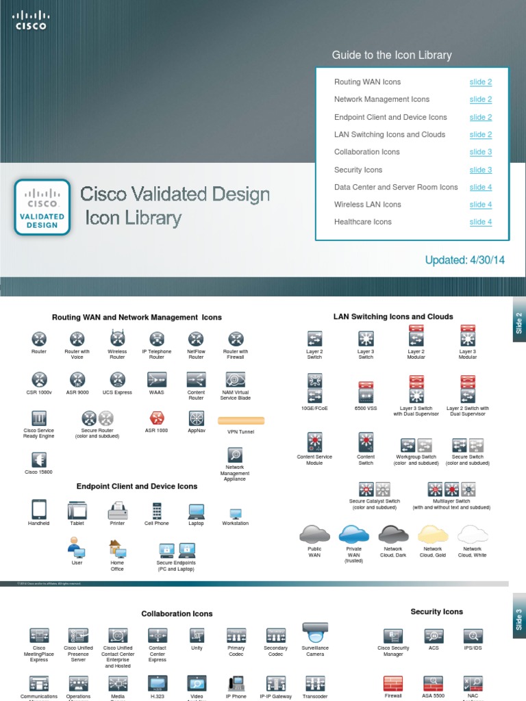 Cisco CVD Icons Key | Download Free PDF | Cisco Systems | Computer Network