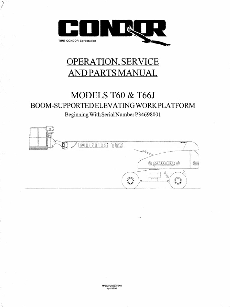 Condor T60 T66J 92375 | PDF | Switch | Engines