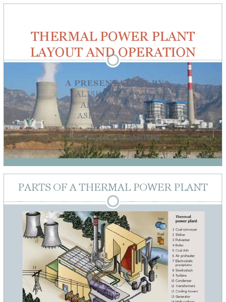 Thermal Power Plant Components Explained | PDF | Boiler | Steam