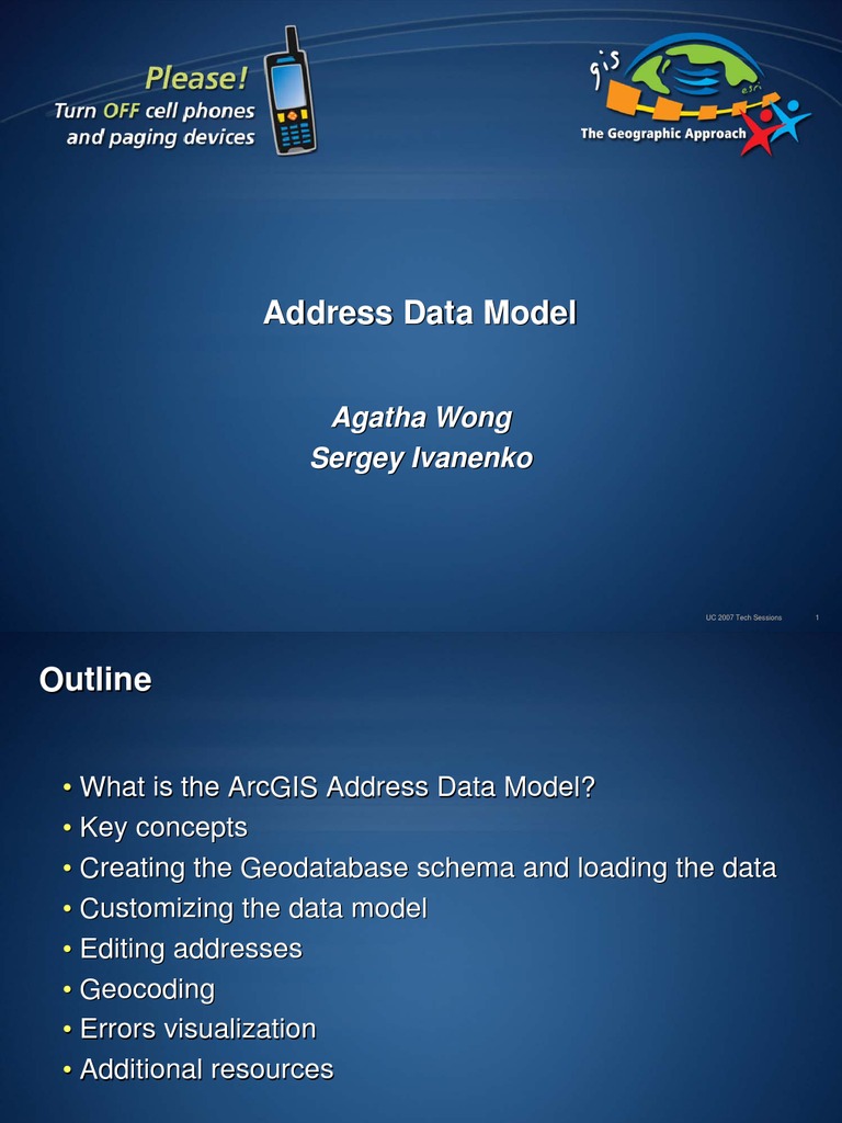Address Data Model | PDF | Arc Gis | Information Technology Management
