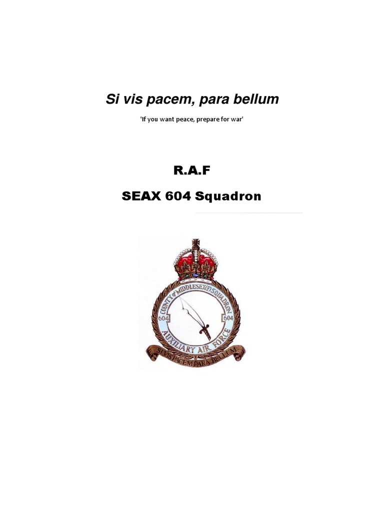 604 Squadron Book | PDF | Aviation | Military Aviation