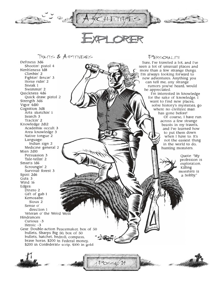 Deadlands - Classic - Arquetypes - Rascals, Varmints & Critters | PDF