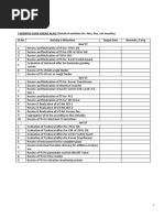 Project Mobilisation Schedule/ Checklist | PDF | Business