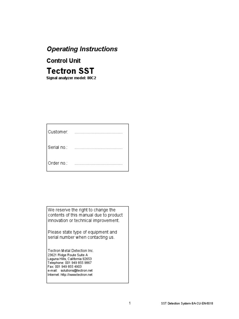 Model 50 Operation Manual | PDF | Electrical Connector | Ac Power Plugs ...