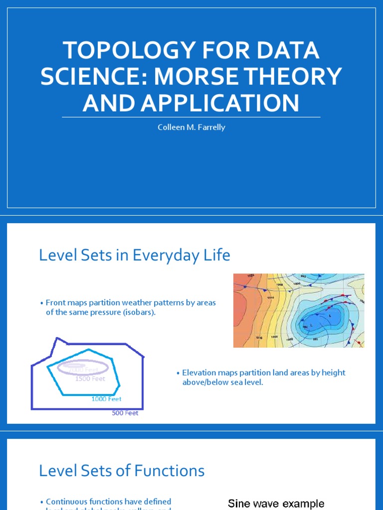 Topologyfordatascience 170719182757 | PDF | Cluster Analysis | Maxima ...