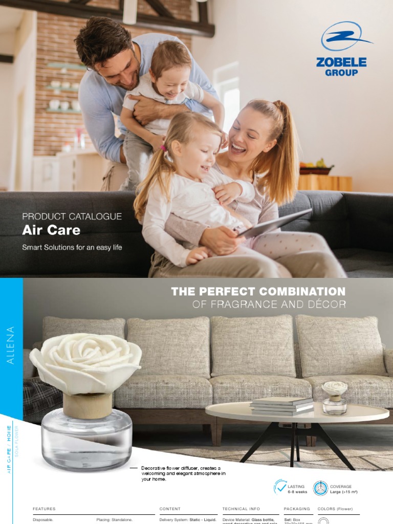 Zobele Product Catalogue: Home Air Care | PDF | Materials | Industries