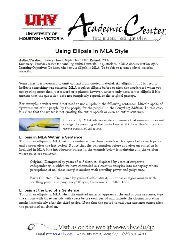 Using.ellipsis.mla | Ellipsis | Language Mechanics