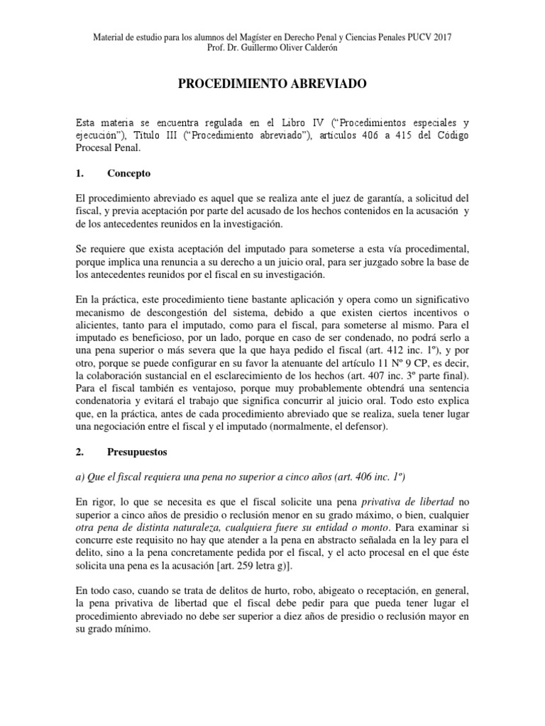 Procedimiento Abreviado | PDF | Sentencia (ley) | Apelación