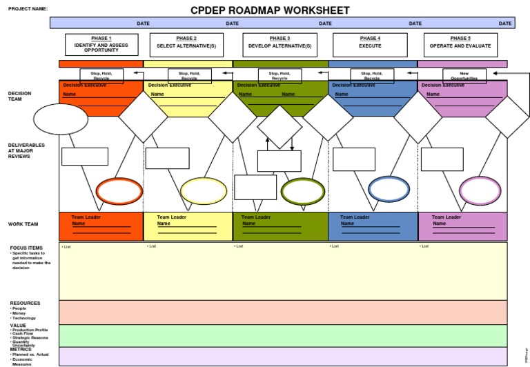 CPDEP Blank Roadmap | Cognition | Psychology & Cognitive Science