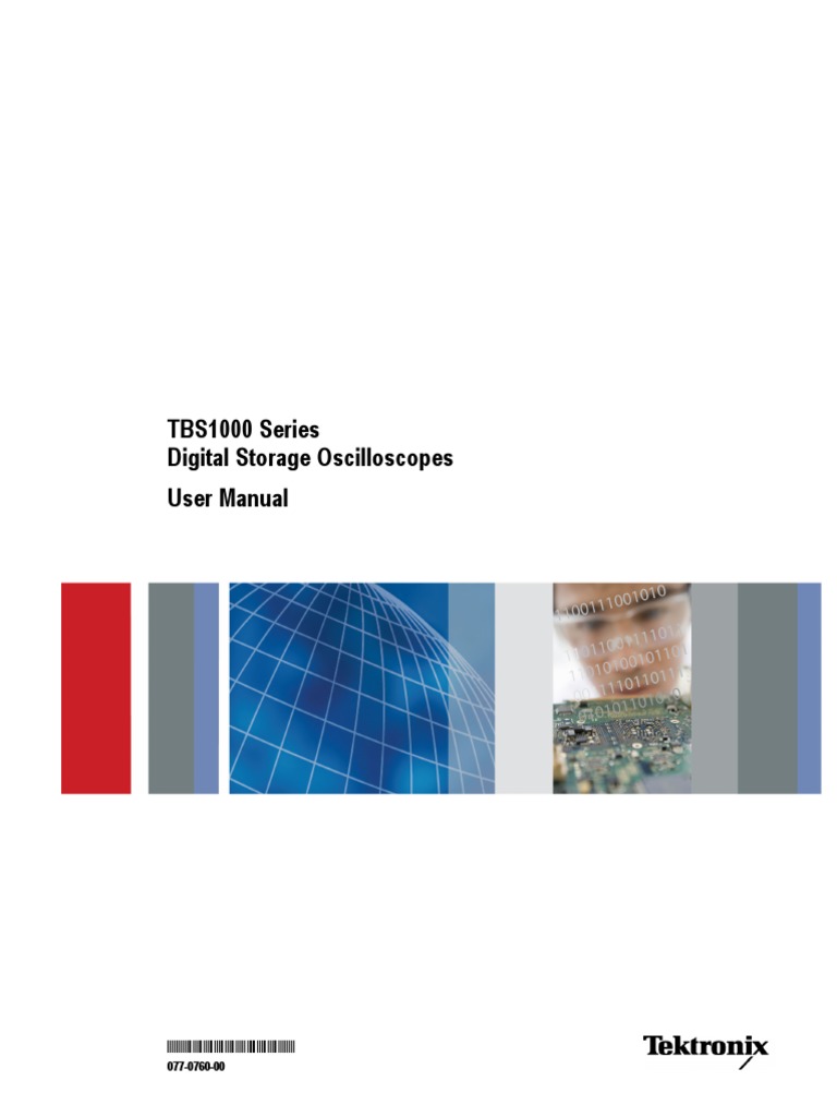 TBS1000 Series Digital Storage Oscilloscopes User Manual | PDF | Electromagnetic Interference ...