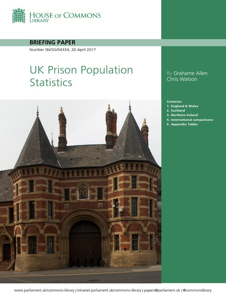 UK Prison Population Statistics: Briefing Paper | PDF | United Kingdom ...