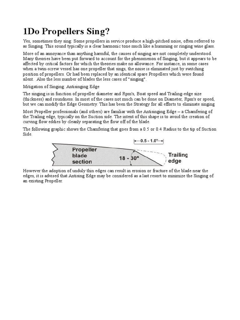 Propeller Singing | PDF