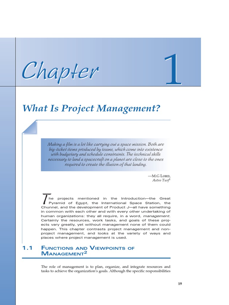 What Is Project Management?: - M.G Lord | PDF | Art