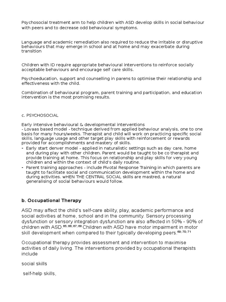 A Multidisciplinary Approach to Treating Children with Autism Spectrum ...