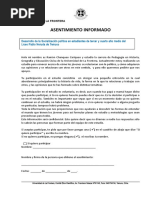 Asentimiento Informado Ejemplo | PDF