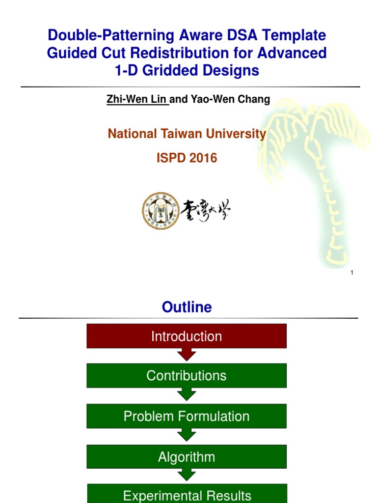 Double-Patterning Aware DSA Template Guided Cut Redistribution For ...