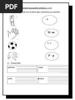 Cuadernillo Lectoescritura M, P, L, S | PDF | Lingüística