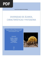 Ácaros del polvo: Dermatophagoides y Euroglyphus | PDF | Alergia