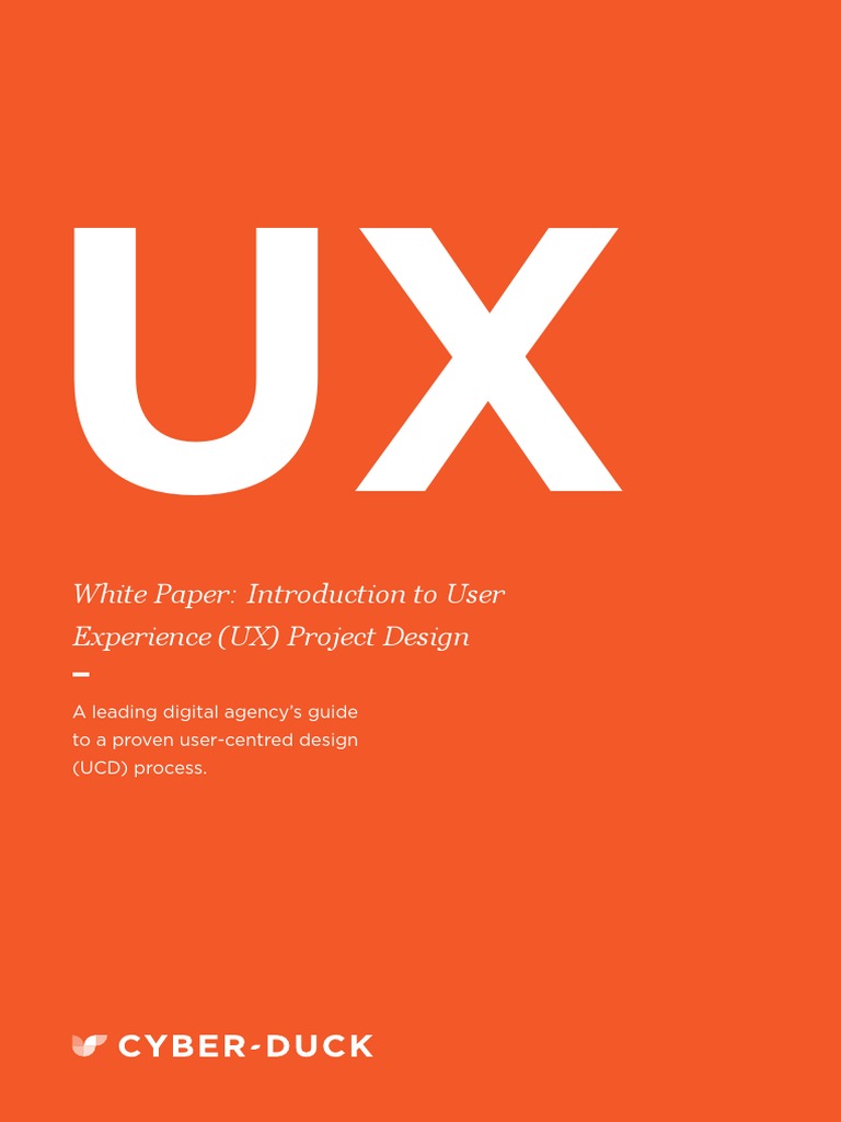 EBOOK Introduction To UX Project Design PDF | PDF | User Experience | Usability