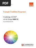 9479 Sample Portfolios With Commentary | PDF | Learning | Design