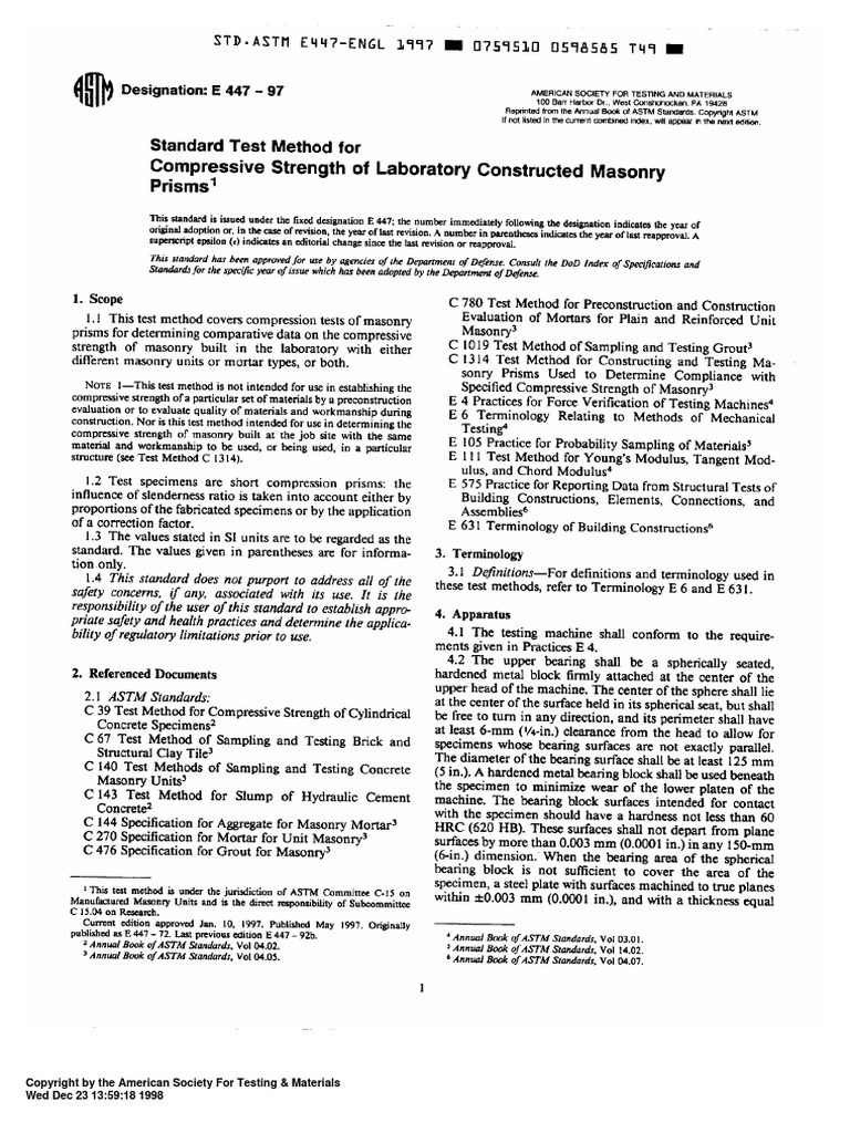 Astm E447 | PDF