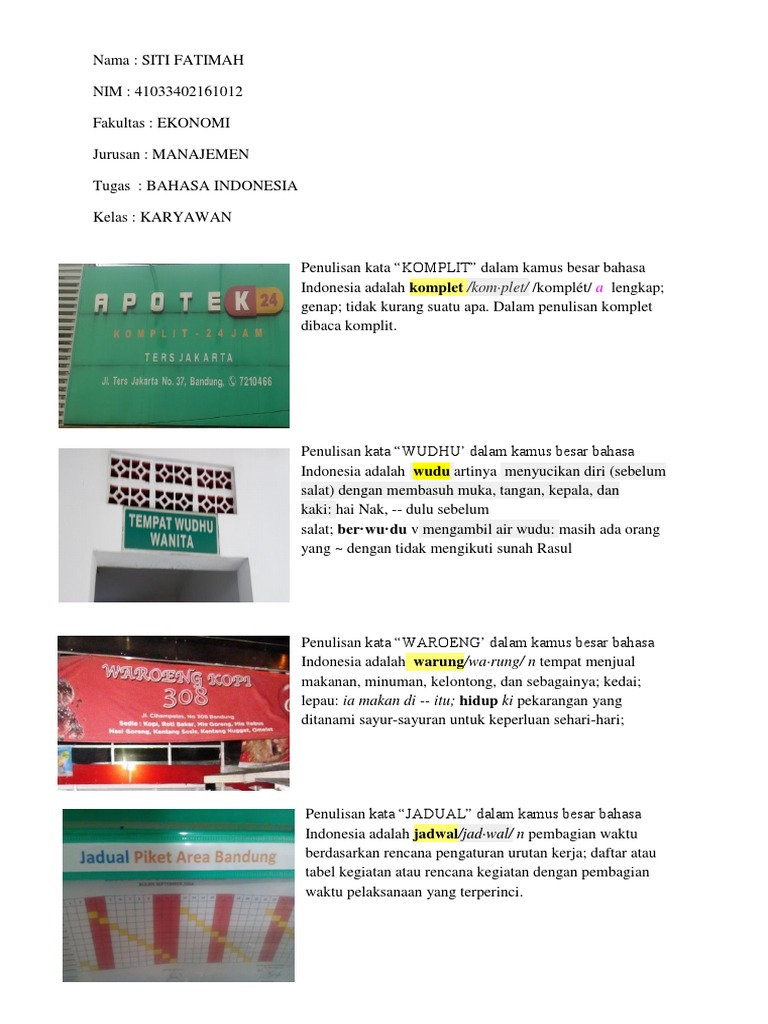 Tugas Kata Rancu | PDF