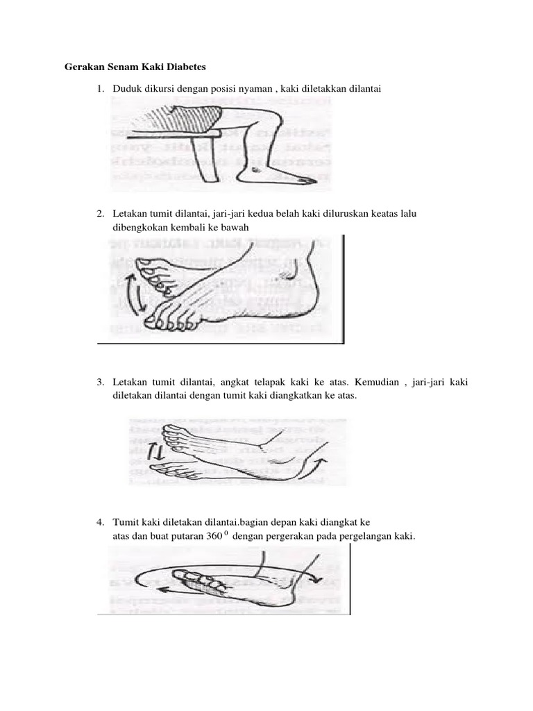 Gerakan Senam Kaki Diabetes Pdf