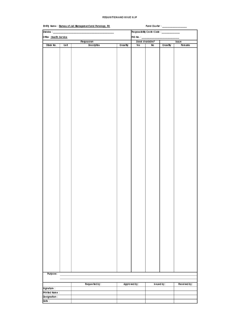 Division: - Responsibility Center Code: - RIS No.: - Office: Health ...