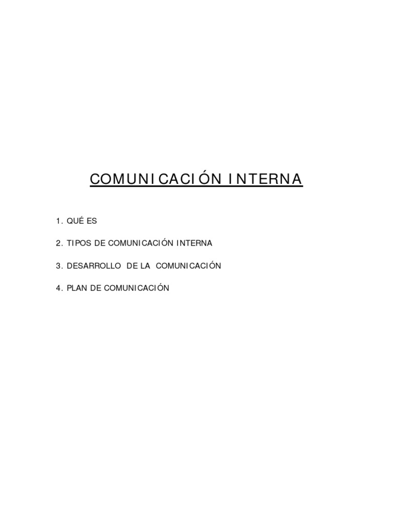 Herramienta Comunicacion Interna | PDF