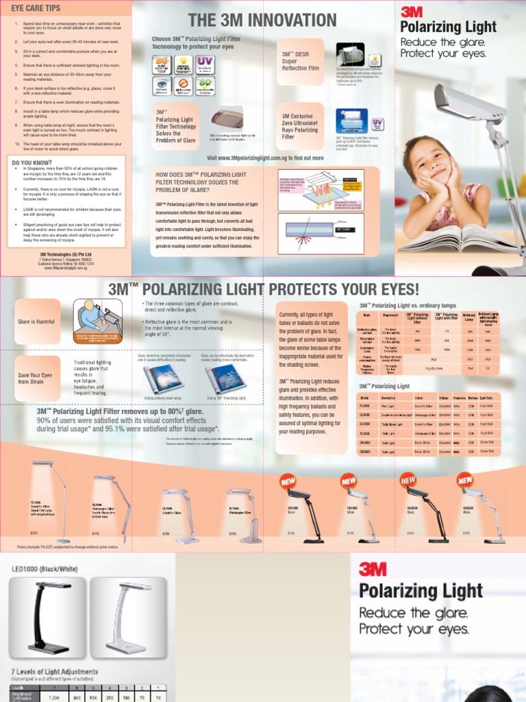 3m Polarizing Light 2011 | PDF | Reflection (Physics) | Lighting