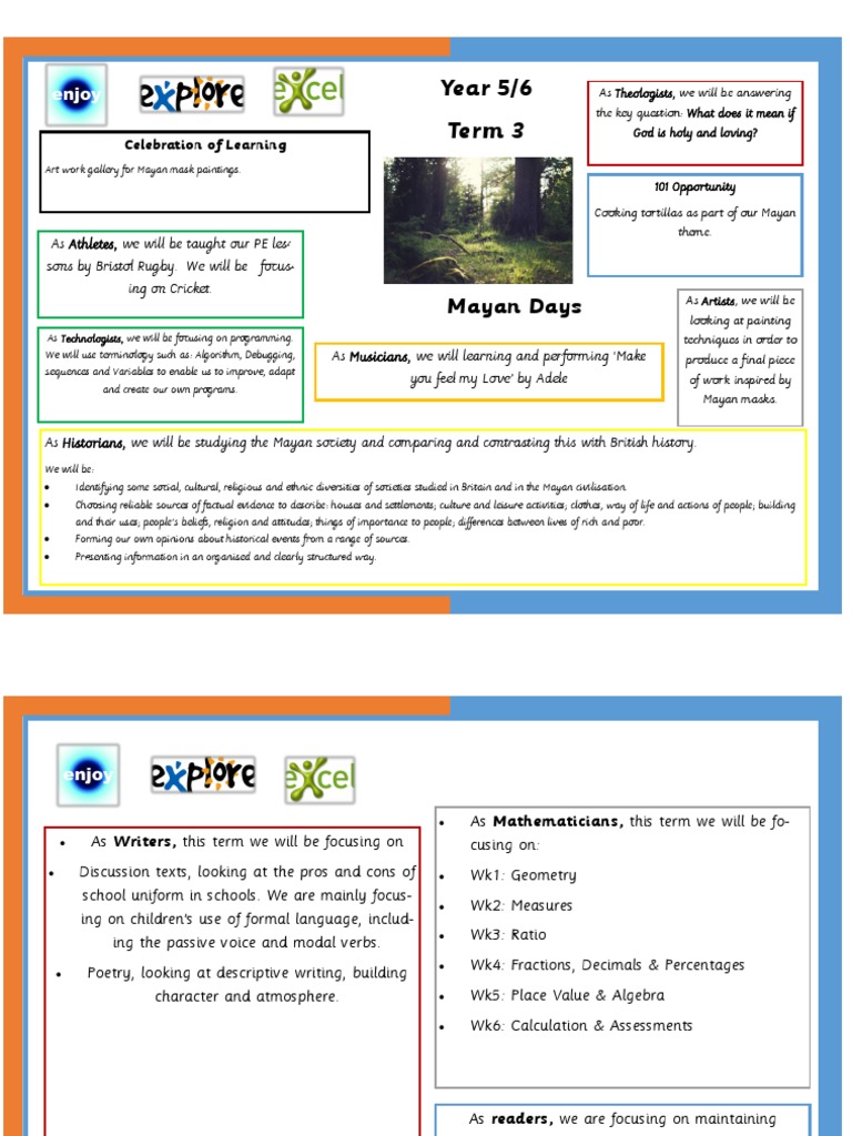 Termly Overview Term 3 | PDF | Science | Teaching Mathematics