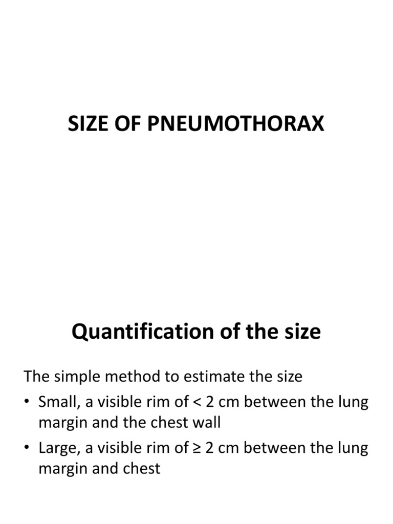 Pneumothorax | PDF | Medicine | Clinical Medicine