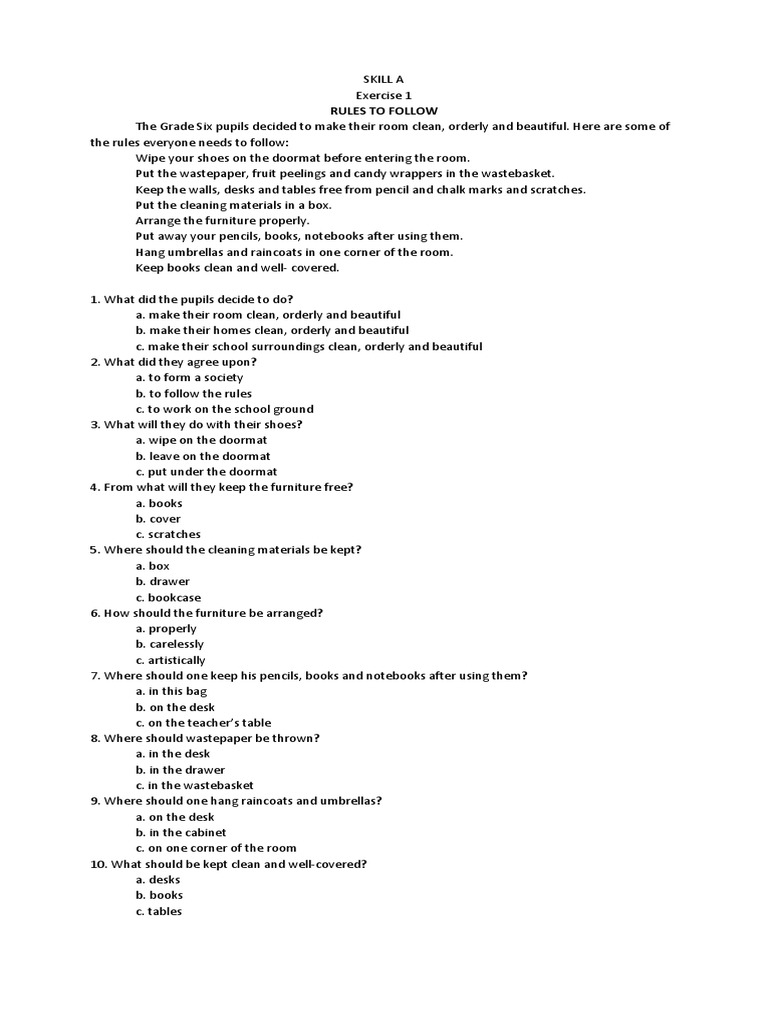 Grade 6 - WITH QUESTIONS Developing Reading Power | PDF | Malaysia | Foods