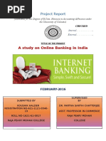 Online Banking Project Work | PDF | Online Banking | Banks & Banking