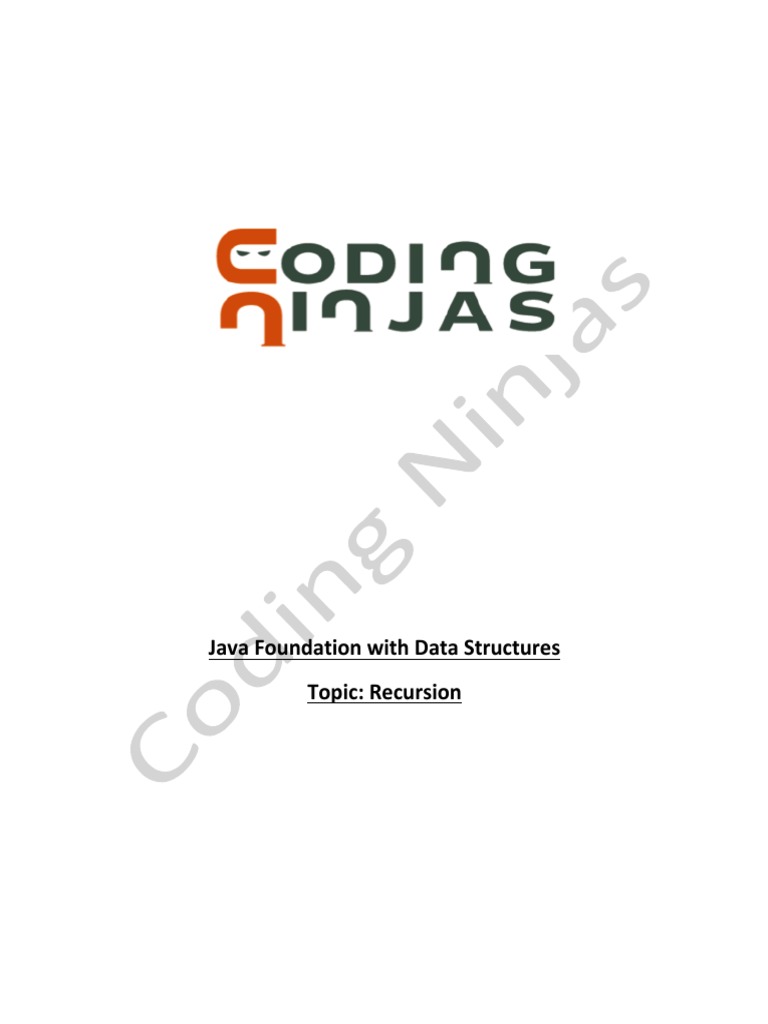 Recursion Ninja Pdf Recursion Areas Of Computer Science